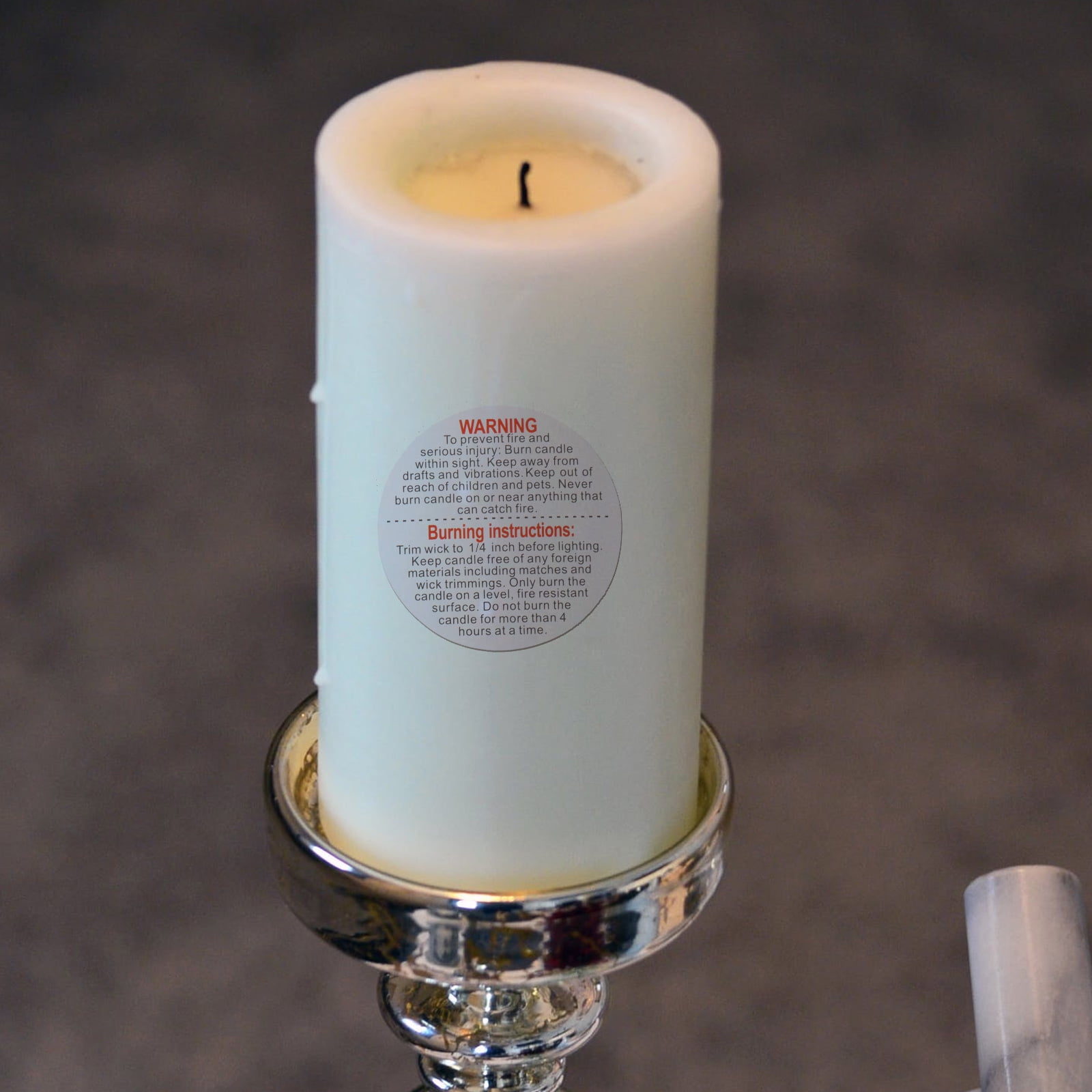 LABSERRON Candle Warning Labels 500Set Simple Design for Candle ...