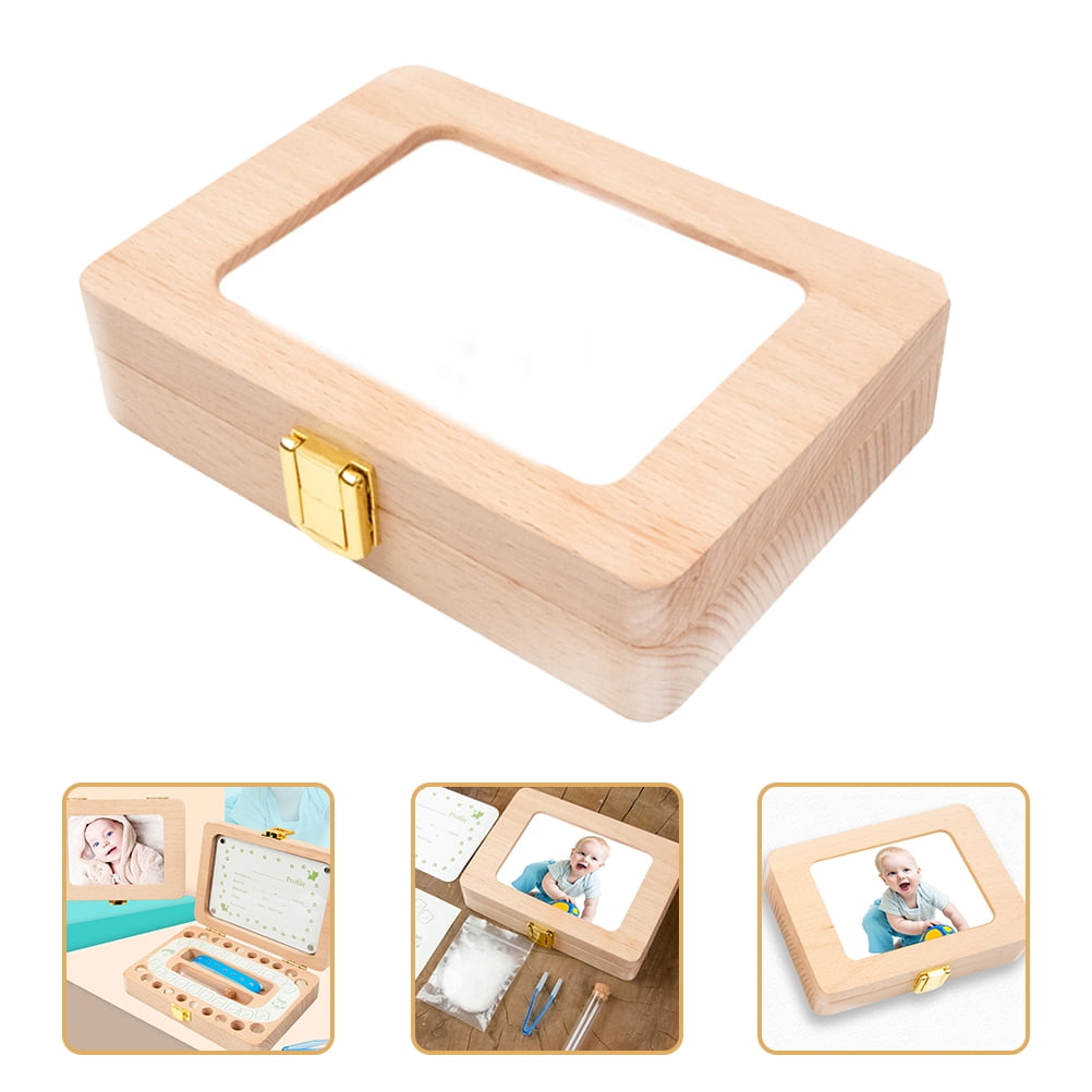 LABSERRON Childrens Tooth Storage Box 1Pcs Rectangular Tooth Case for ...