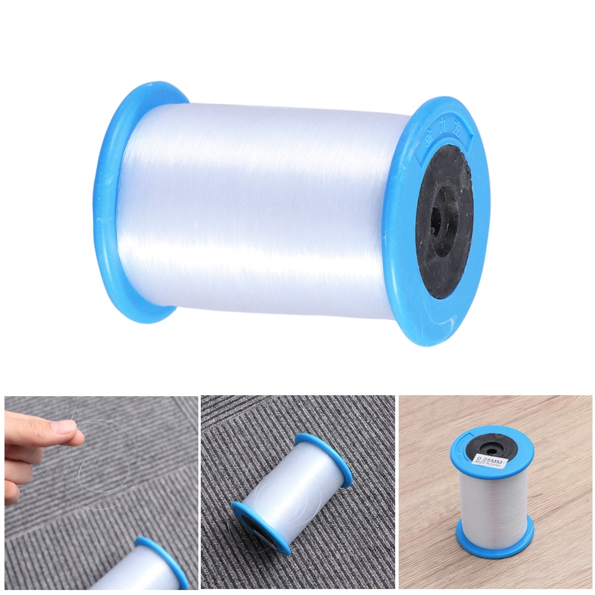 LABSERRON Clear Beading Thread 1Pack For Invisible Hanging And ...