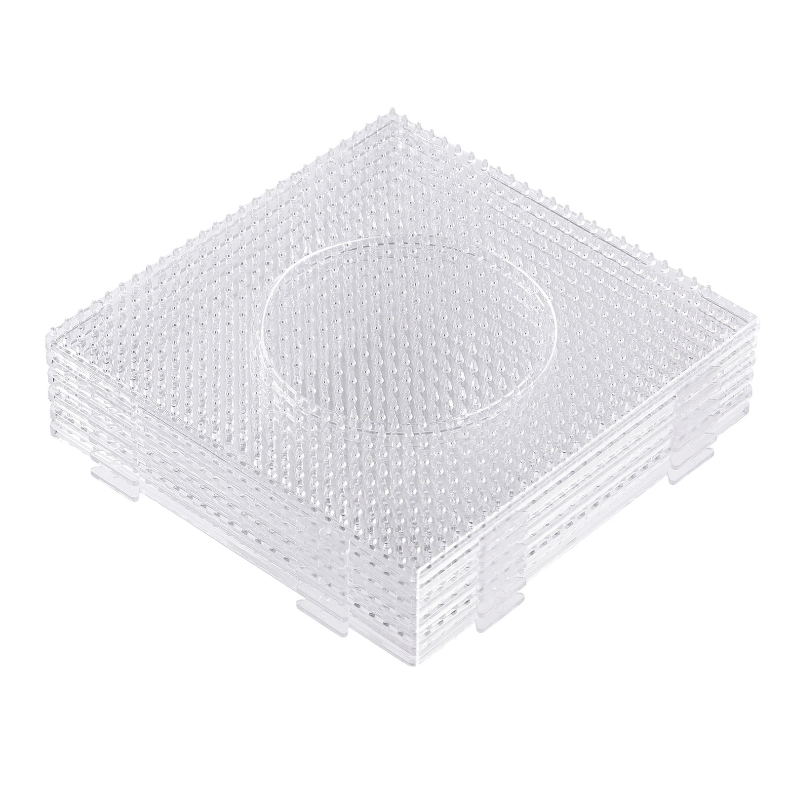 LABSERRON Clear Plastic Iron Beads Plates for Imagination Development ...
