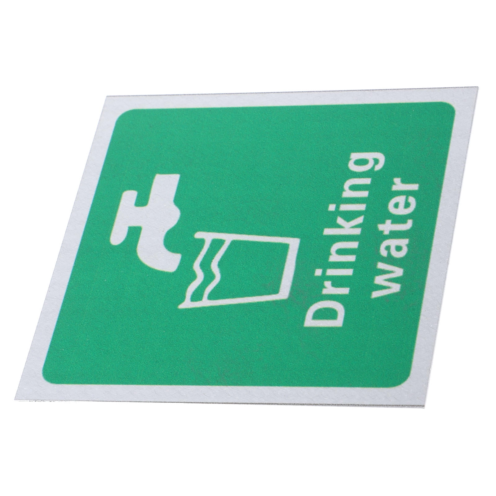 LABSERRON Drinking Water Sign Adhesive Safety Sign For Tap Sink Outdoor ...