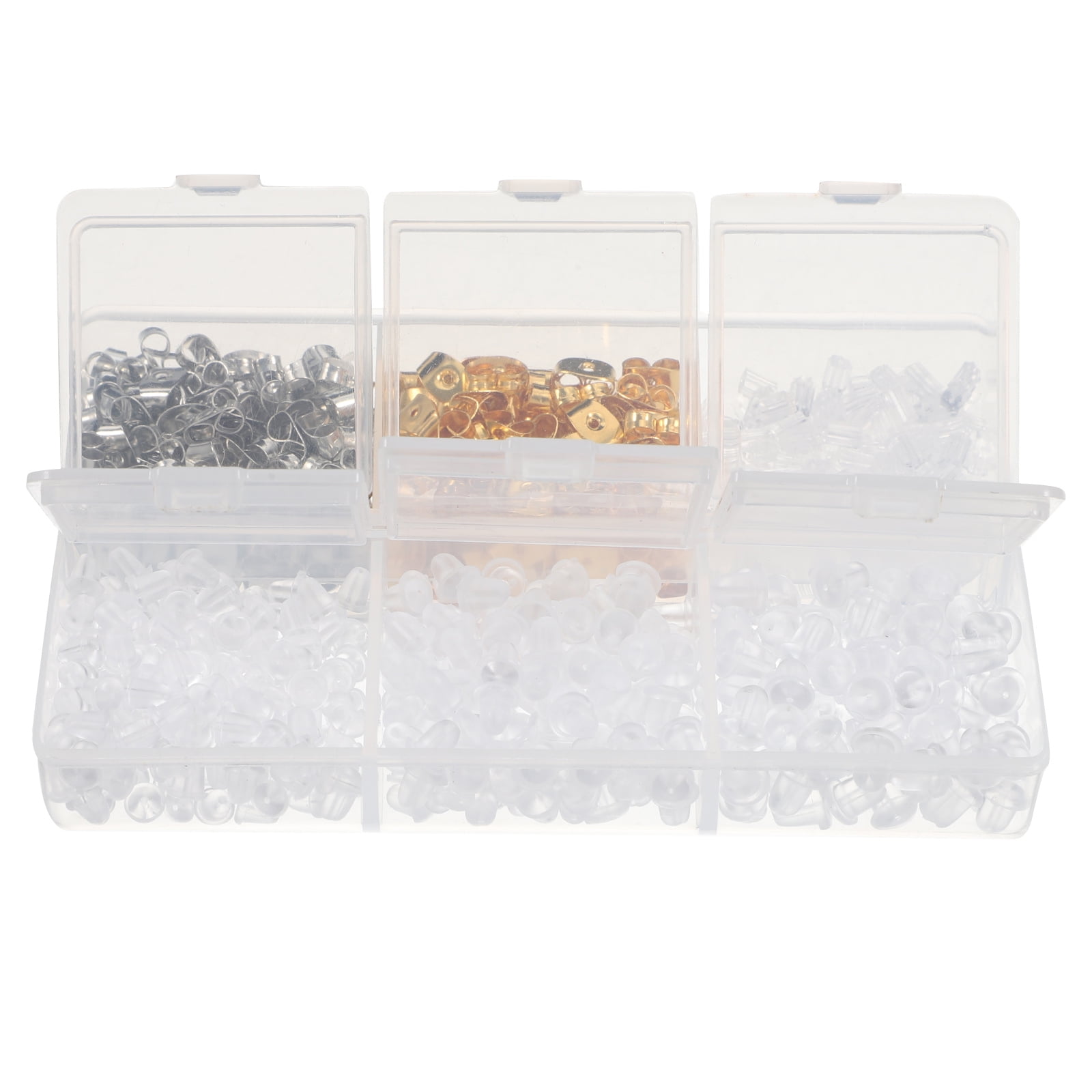 LABSERRON Earring Backs Assorted Color Round Shape For Diy Application ...