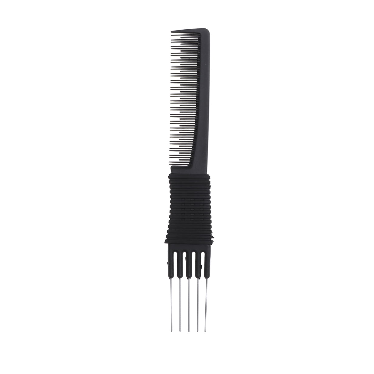 LABSERRON Metal Tail Comb Steel Needle Comb Black 10Pcs - Walmart.com