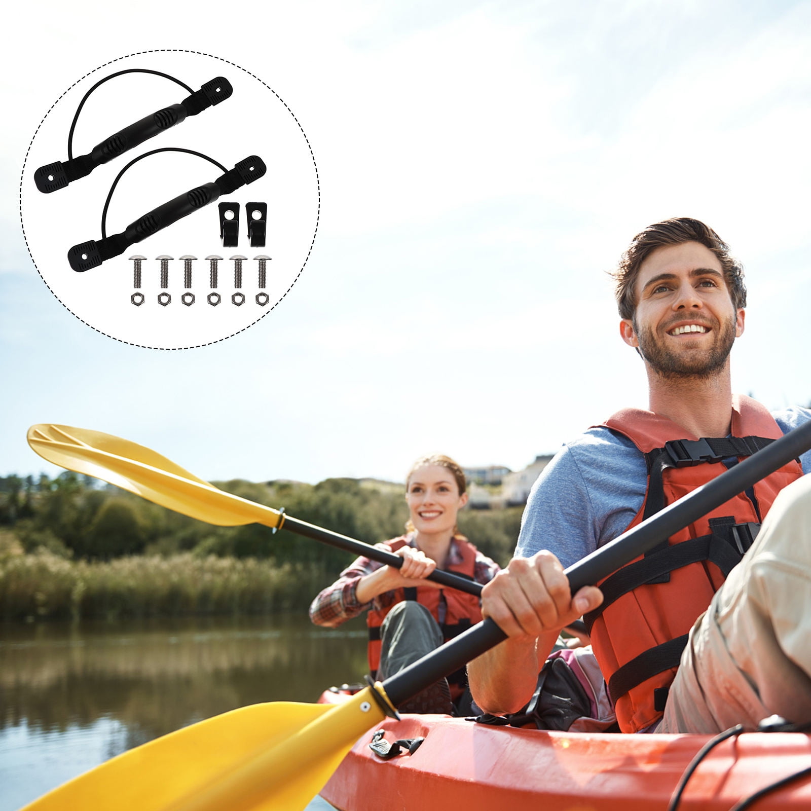 LABSERRON Kayak Side Mount Carry Handles 1 Men and Women Water ...