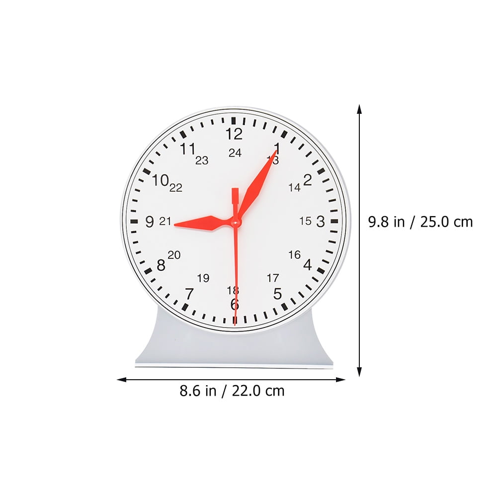LABSERRON Math Clock Teaching Clock Model Assorted Color Eye-Hand ...