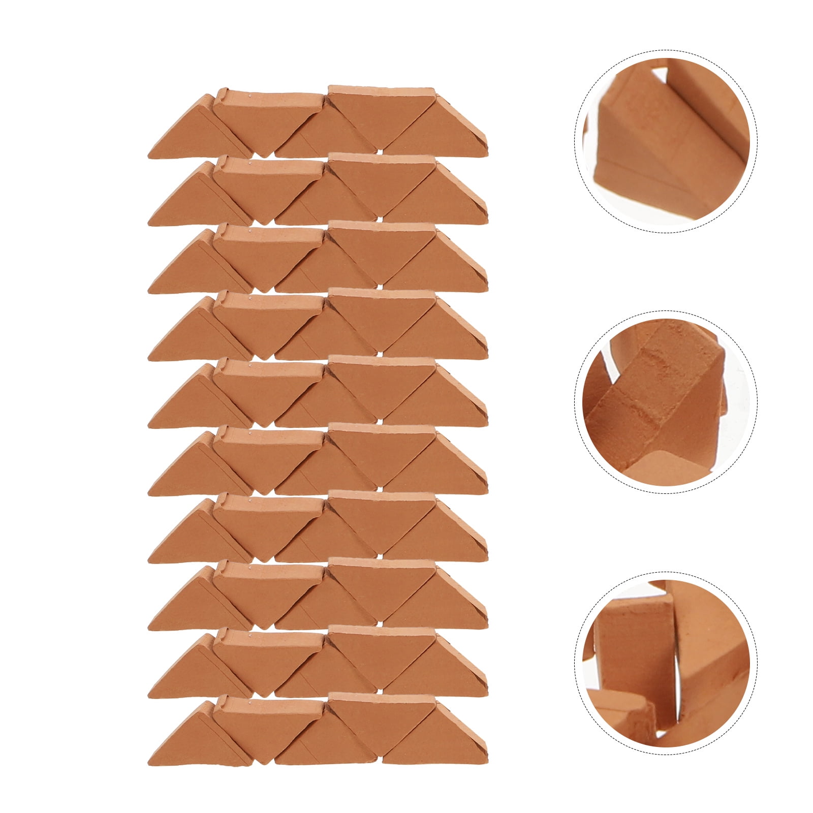 LABSERRON Micro Landscape Brick Toy 50Pack Miniature Bricks for Model ...