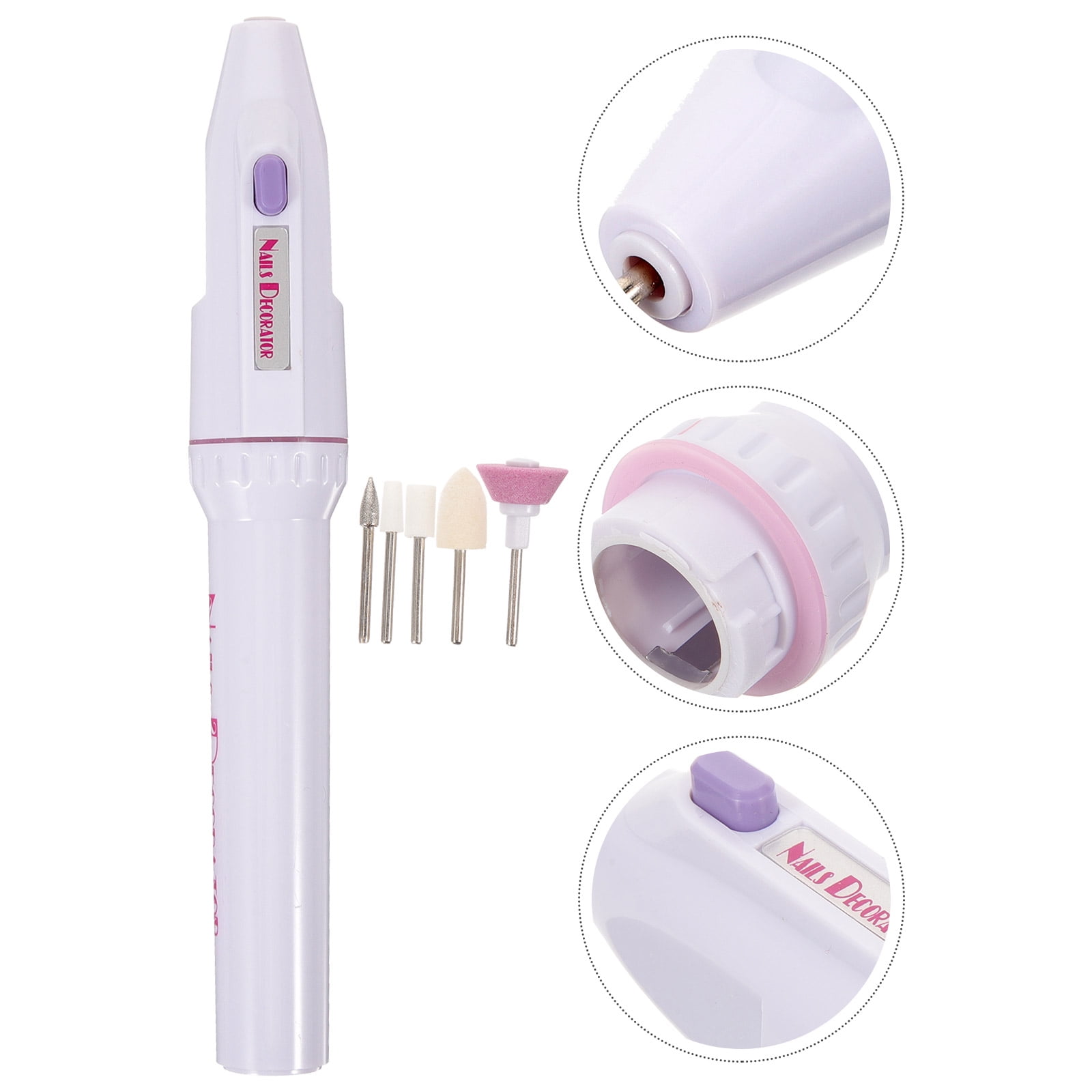 LABSERRON Nail Drill Portable 1 Set Electric with ABS Material for Safe ...