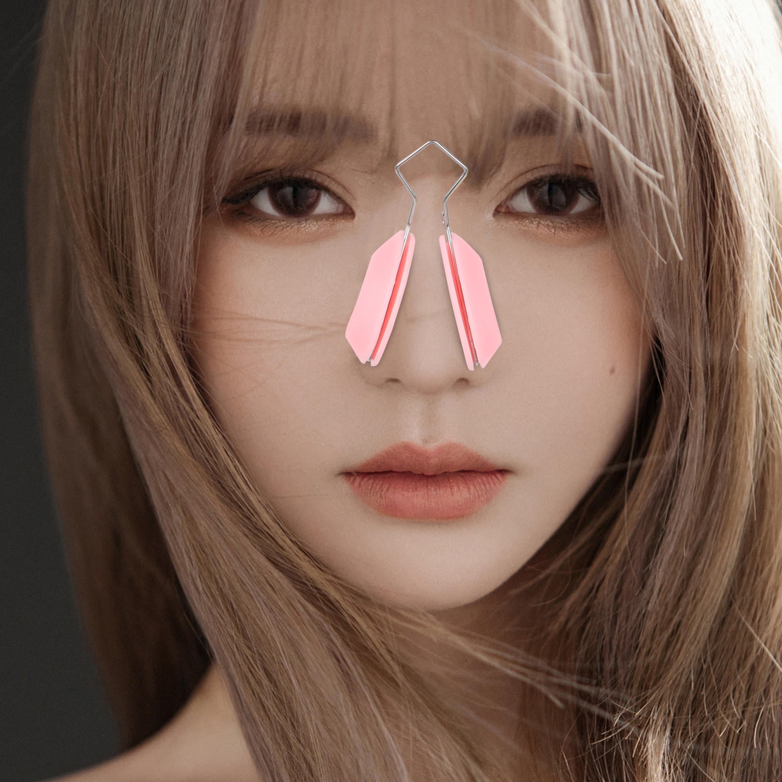 LABSERRON Nose Lifter And Shaper 1Pack Pink Silicone Clip For Nose Lifting And Wing Reduction ...