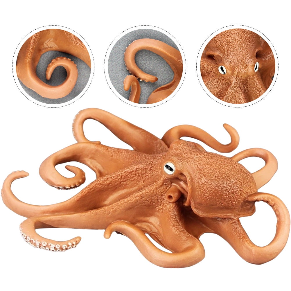LABSERRON Plastic Octopus Model Decorative Octopus Toy for Children ...