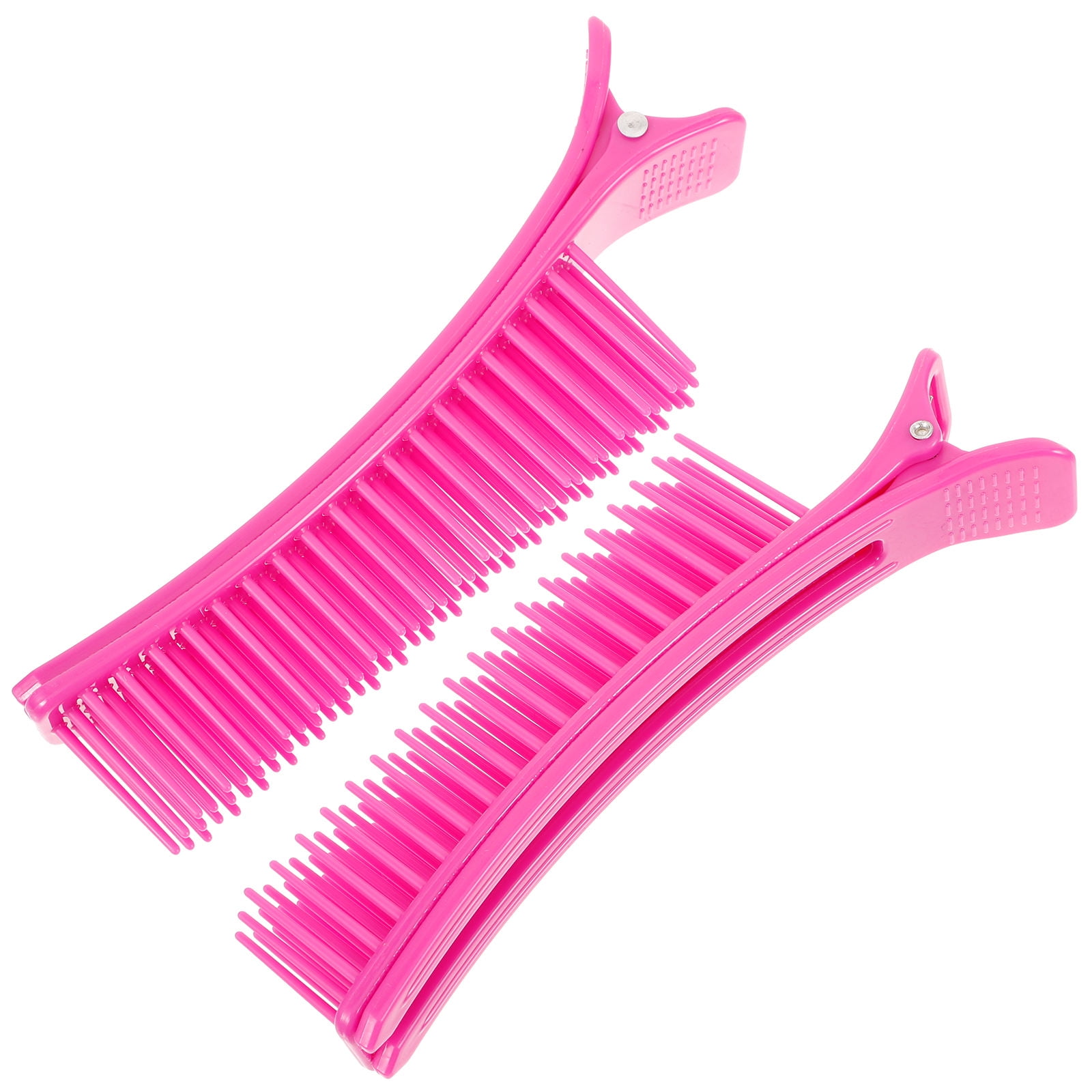 LABSERRON Plastic Track Clips 2Pcs for Wavy and Curly Hair Styling ...