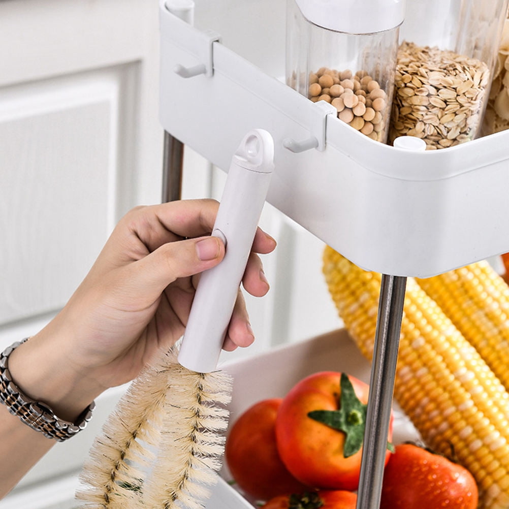 LABSERRON Prevent Falling Laundry Storage Cart 1Pcs White - Walmart.com
