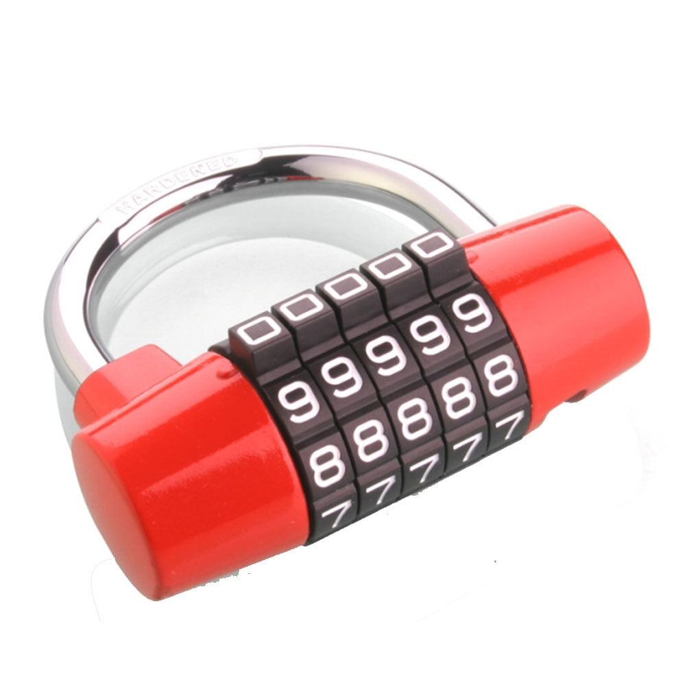 LABSERRON Red 1Pack Big Combination Security Padlock for Travel Gym ...