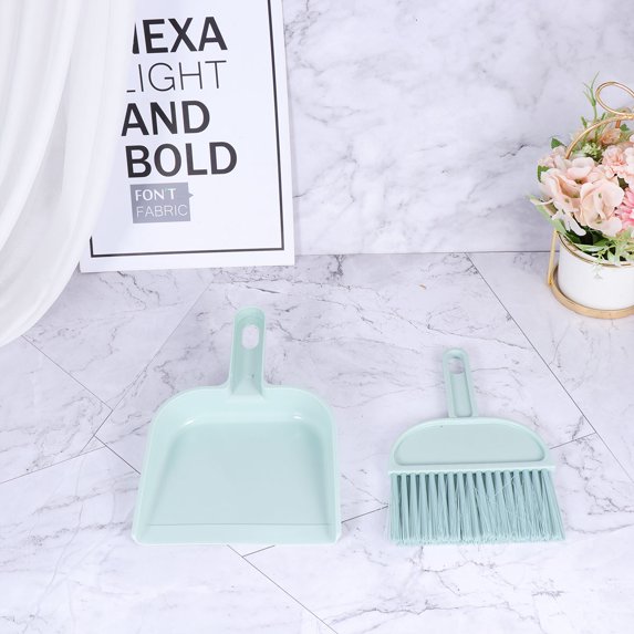 LABSERRON Reptile 2 Sets Small Dustpan Mini Hand Broom Set Blue Plastic ...
