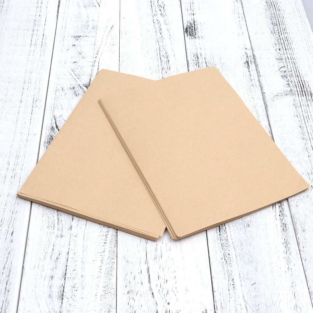 LABSERRON Retro Style Khaki Kraft Paper 150 Sheets A4 for Expressing Emotions and Writing Poems ...