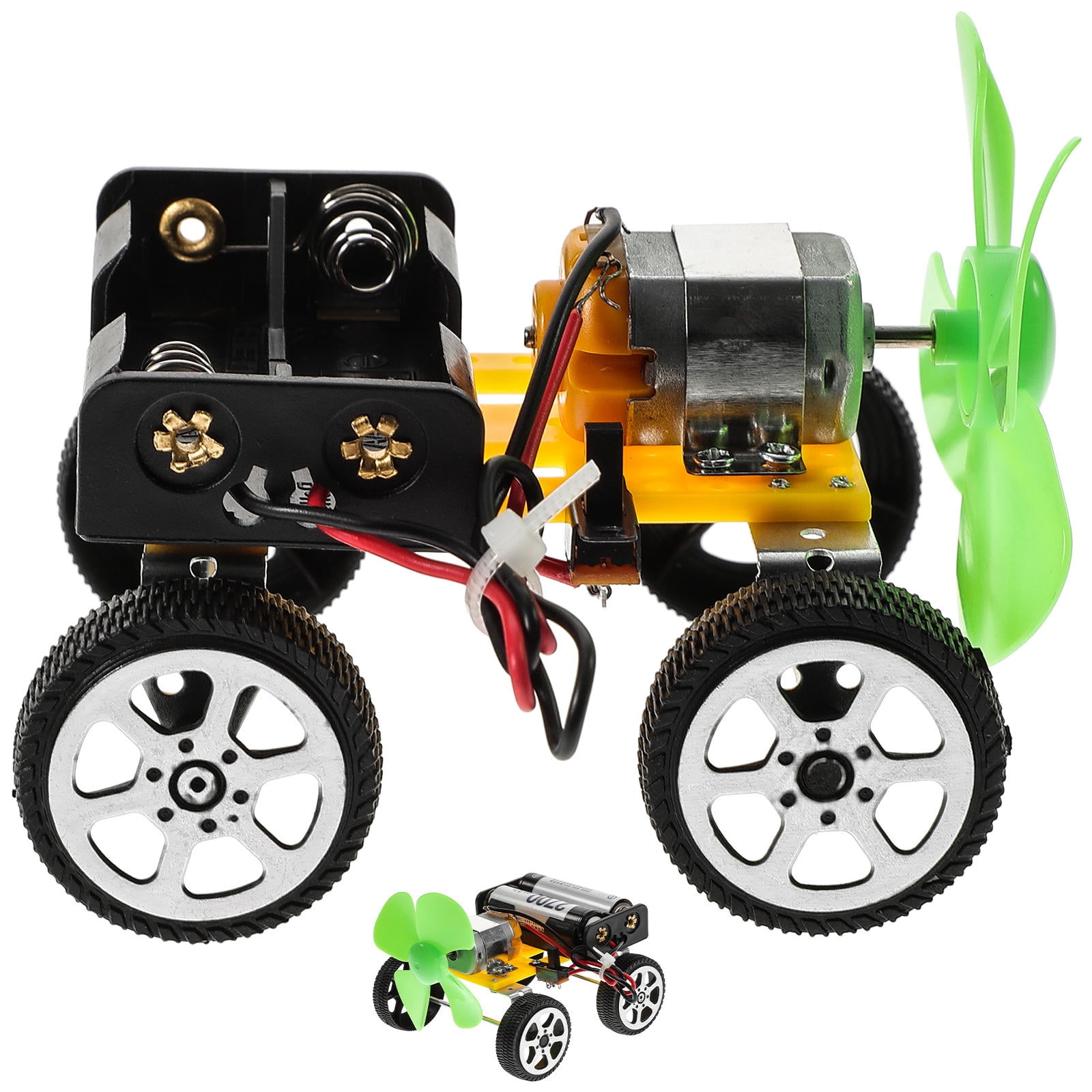 LABSERRON Science Experiment for Kids 1 Set Mini Air Fan Car Toy Multi ...