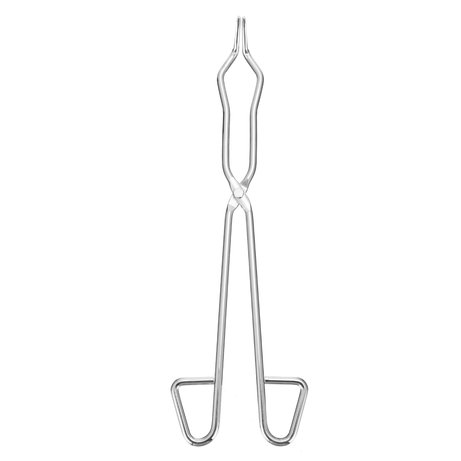 LABSERRON Silver Stainless Steel Crucible Tong 1Pcs for Classroom and ...