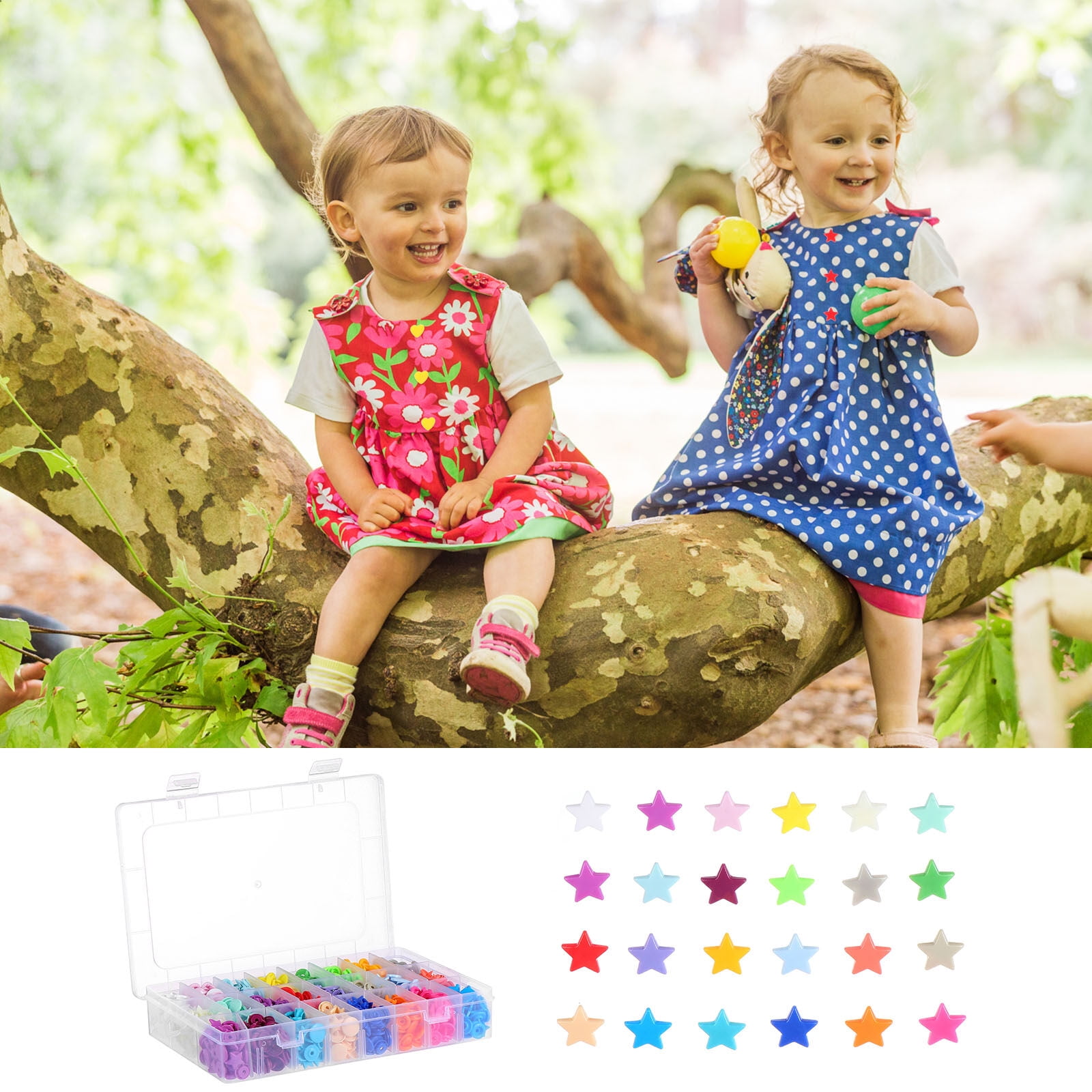 LABSERRON Snap for Clothing 360 Sets Snaps Fastener for DIY Projects ...