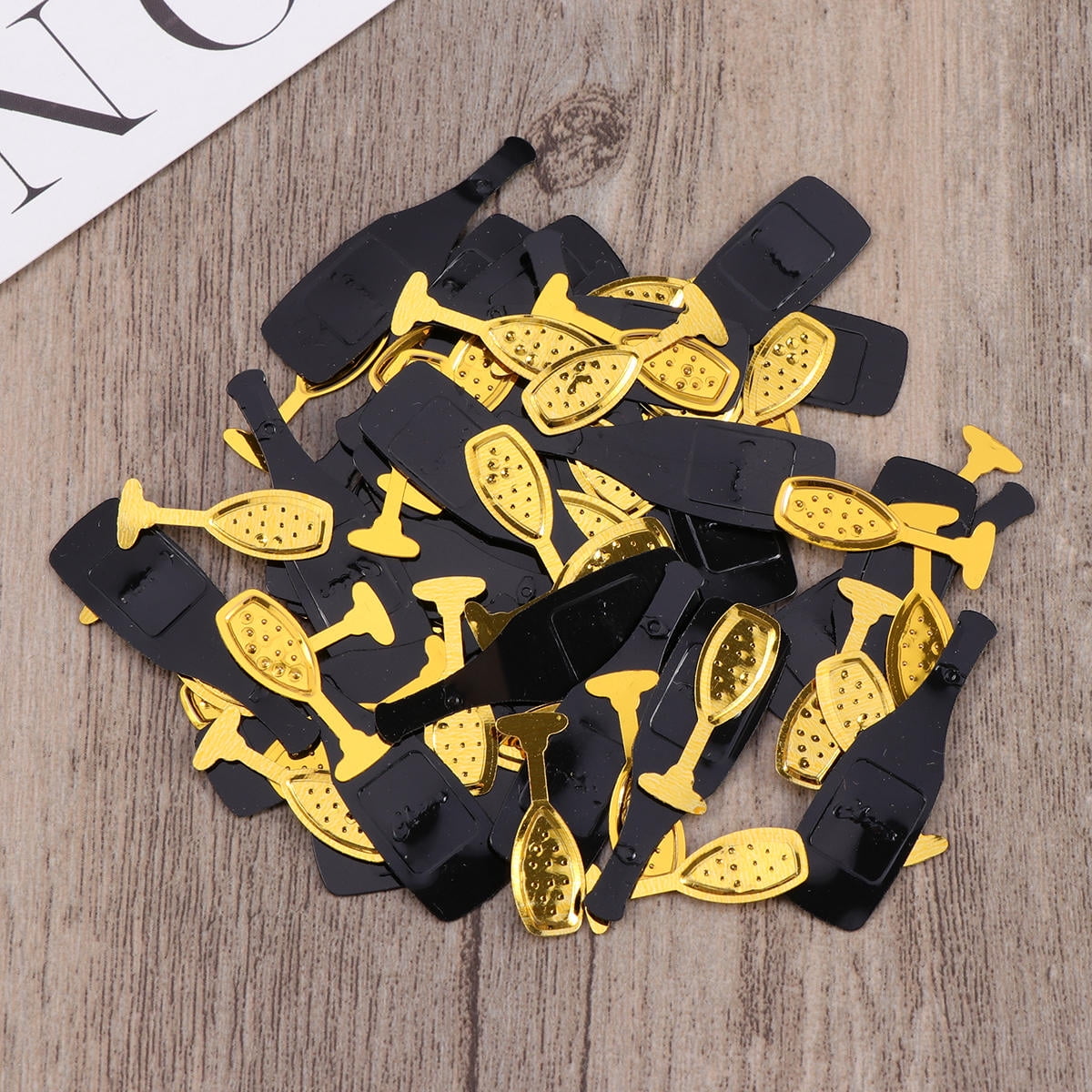 LABSERRON Table Confetti Assorted Color 3.4x1x0.1in Plastic Party ...