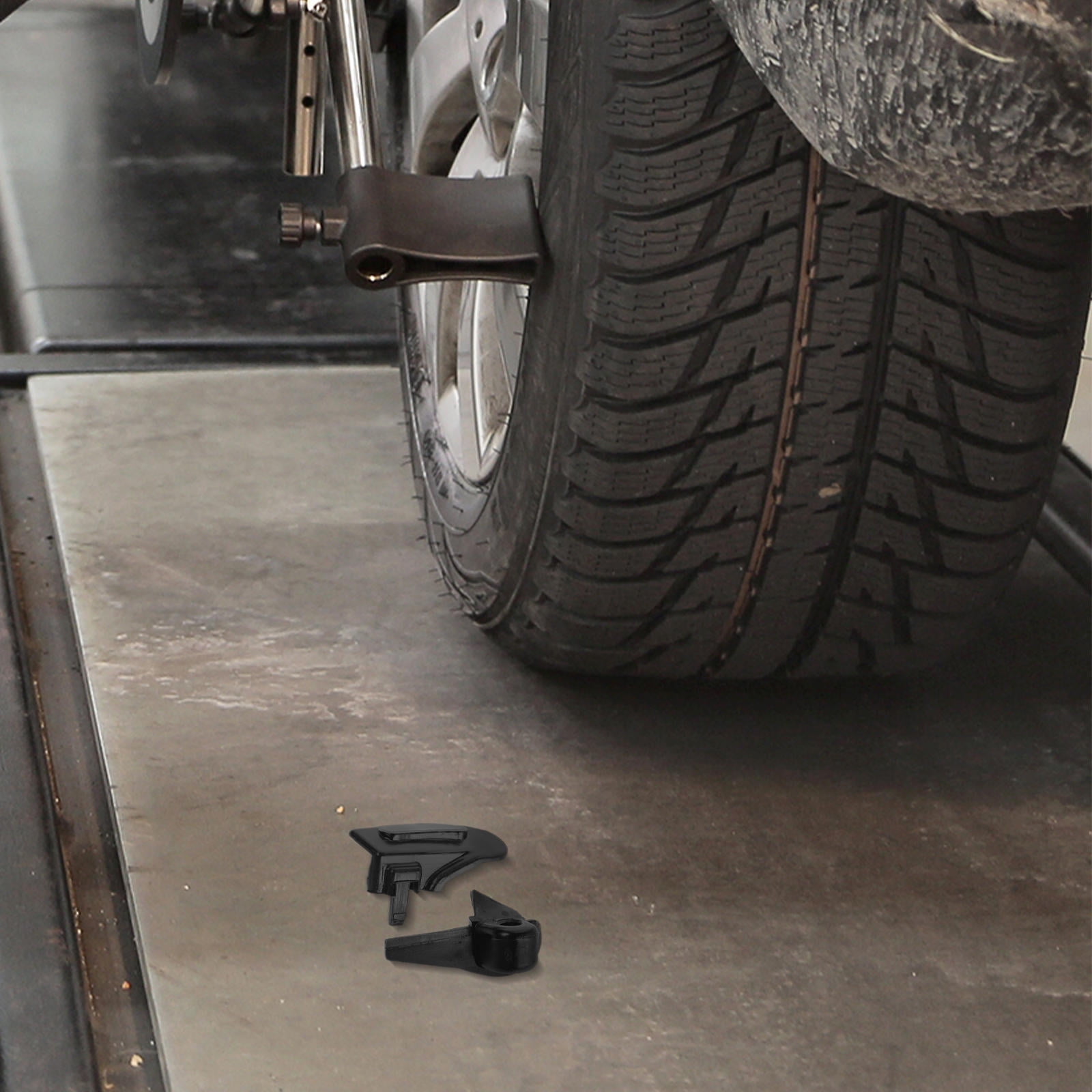 LABSERRON Tire Changer Accessories 2Pcs Black Rubber Pads for Tire Fix ...