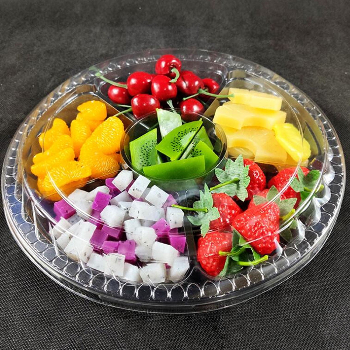 LABSERRON Transparent Plastic Fruit Box with Tight Seal for Storage Use ...