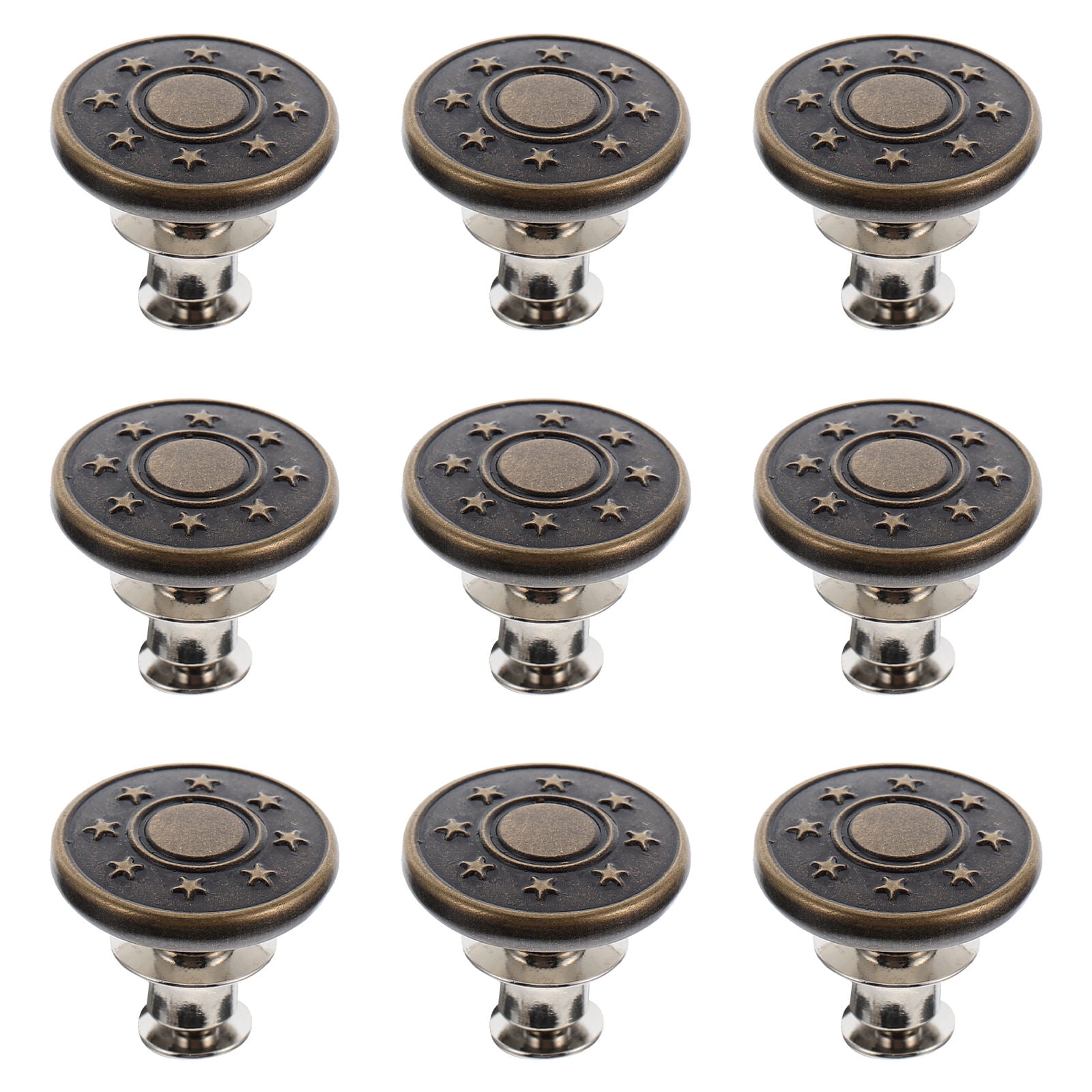 LABSERRON Waist Tightener Buttons 20Pcs Alloy Detachable Jeans ...