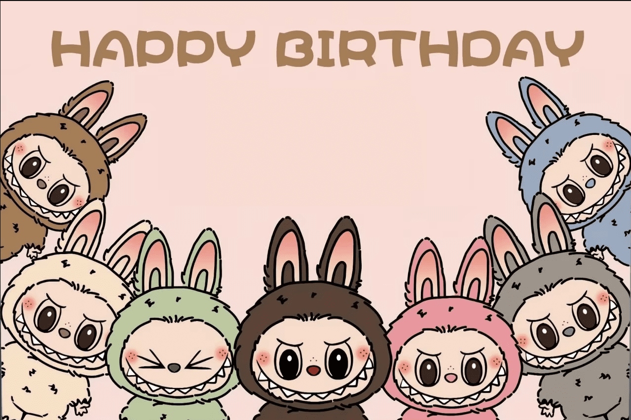 LABU Happy Birthday Backdrop Party Supplies for Birthday Decorations (6x4ft) - Walmart.com