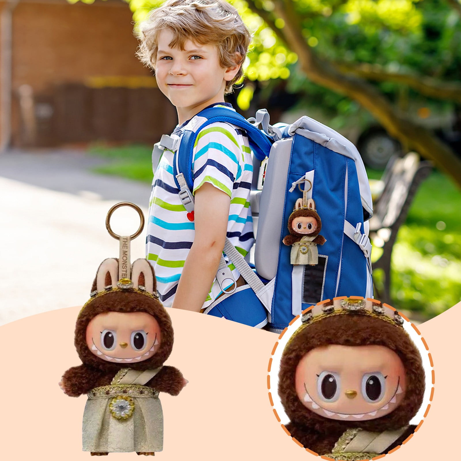 LABUBU PlushThailand Limited Edition Doll, Plastic Protective Cover for ...