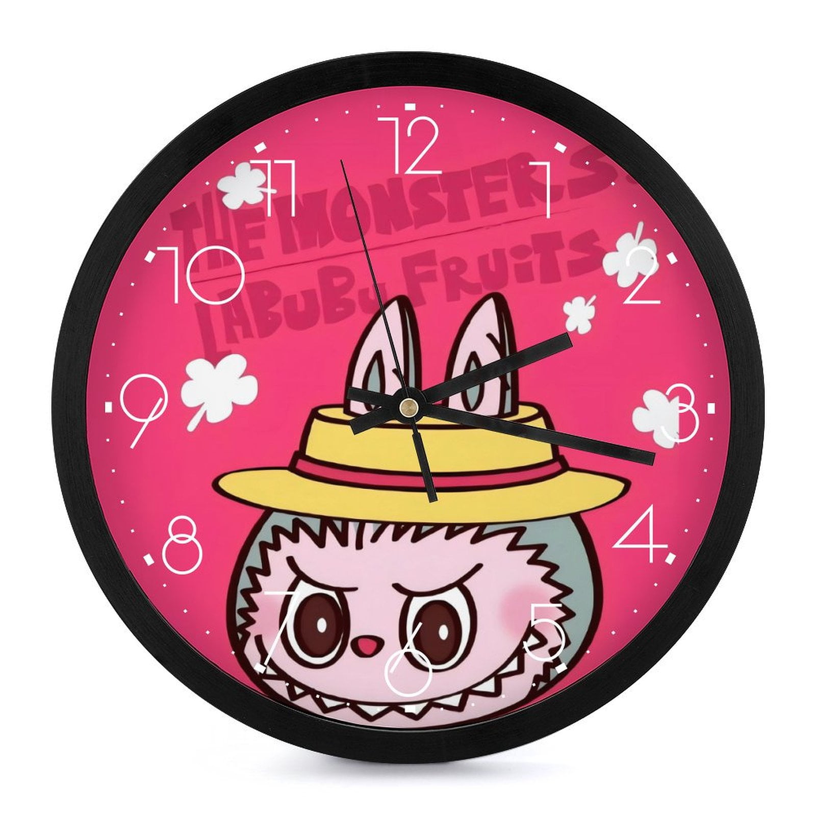 LABUBU Round wall clocks battery operated decorative - Walmart.com