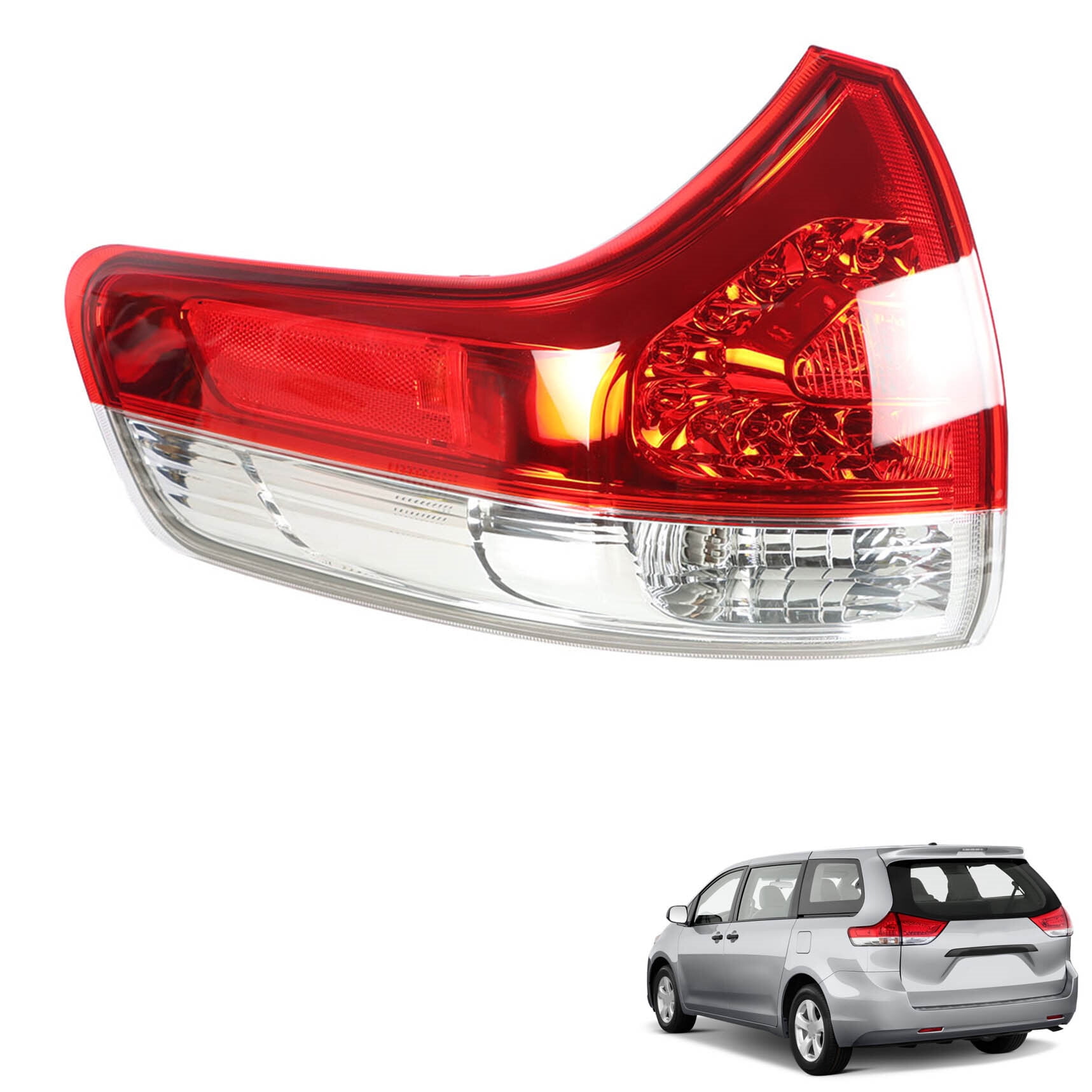 LABWORK Rear Tail Light Lamp Housing Assembly Fit for 2011 2012 2013 ...