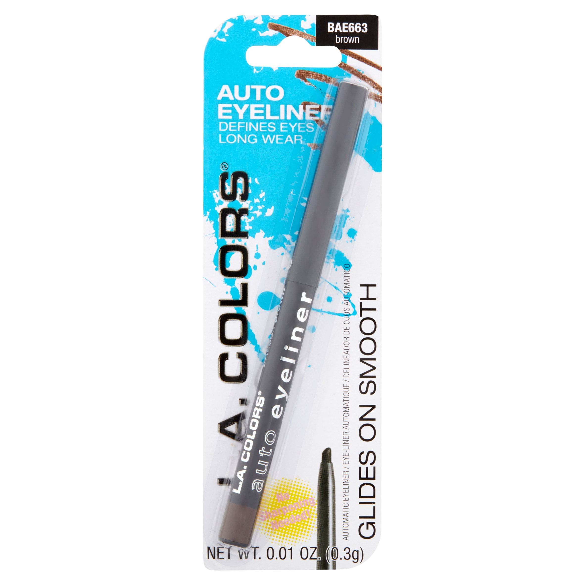 LAC AUTO EYELINER BROWN CARDED - Walmart.com