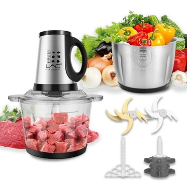 300W Electric Food Chopper Stainless Steel Meat Grinder Mixer - Walmart.com