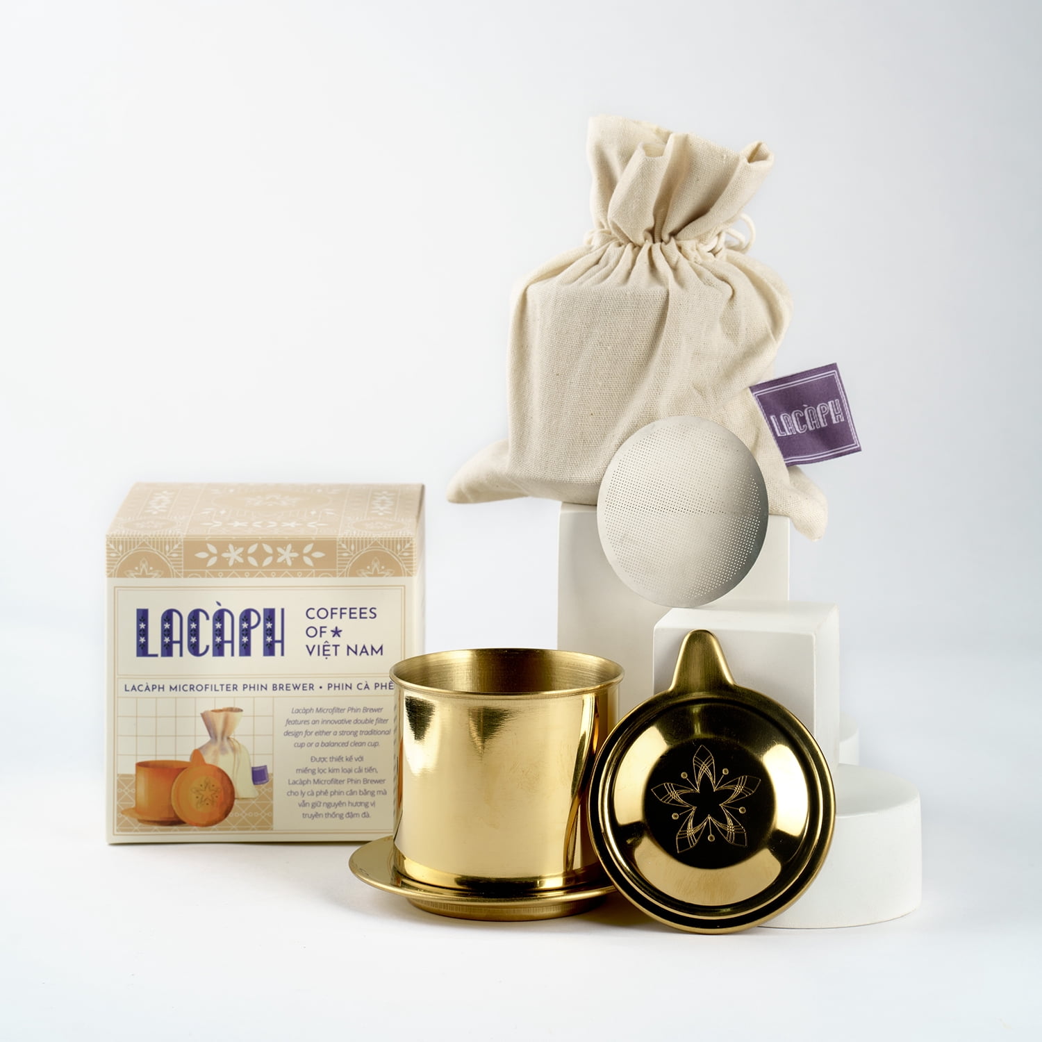 LACÀPH MICROFILTER PHIN BREWER - Vietnamese Coffee Phin Filter for ...