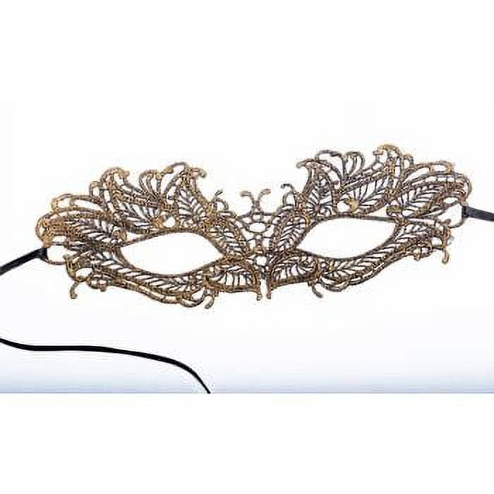 LACE MASK-GOLD - Walmart.com