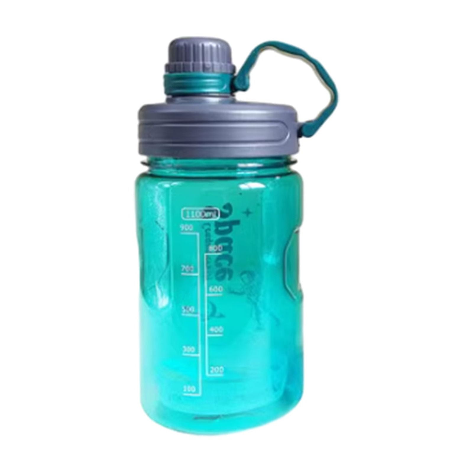 LACKUST 37 oz Plastic Water Bottle with Wide Mouth and Flip-Top Lid ...