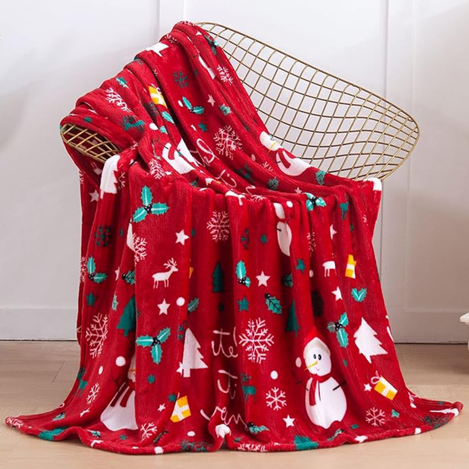 LACKUST Christmas Printed Throw Blanket Clearance ,Sofa Christmas ...