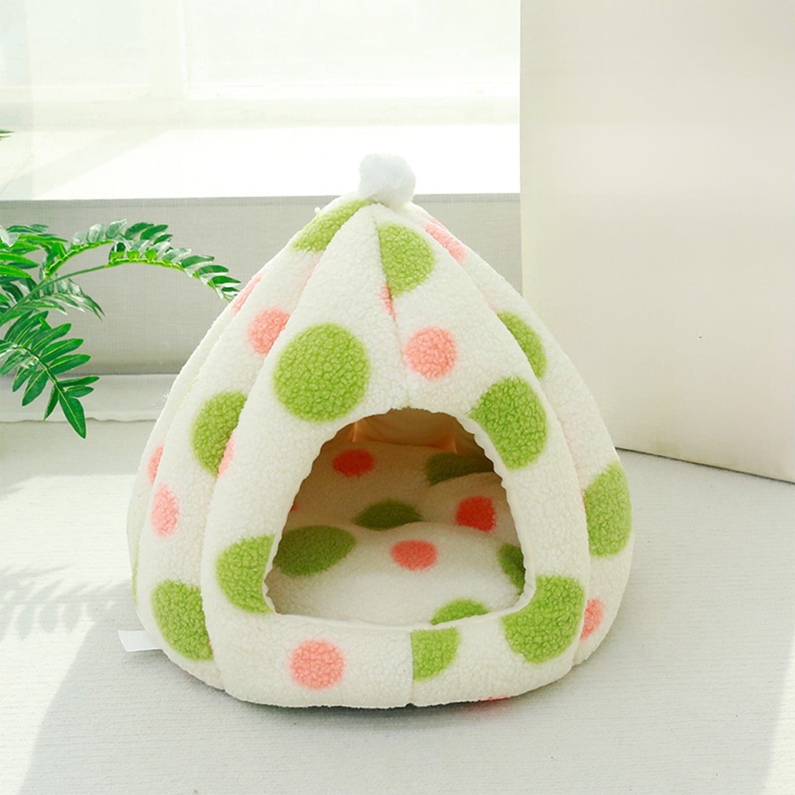 LACKUST Enclosed Cat Bed,Dog bed for Indoor Clearance,Winter Warm Cat ...