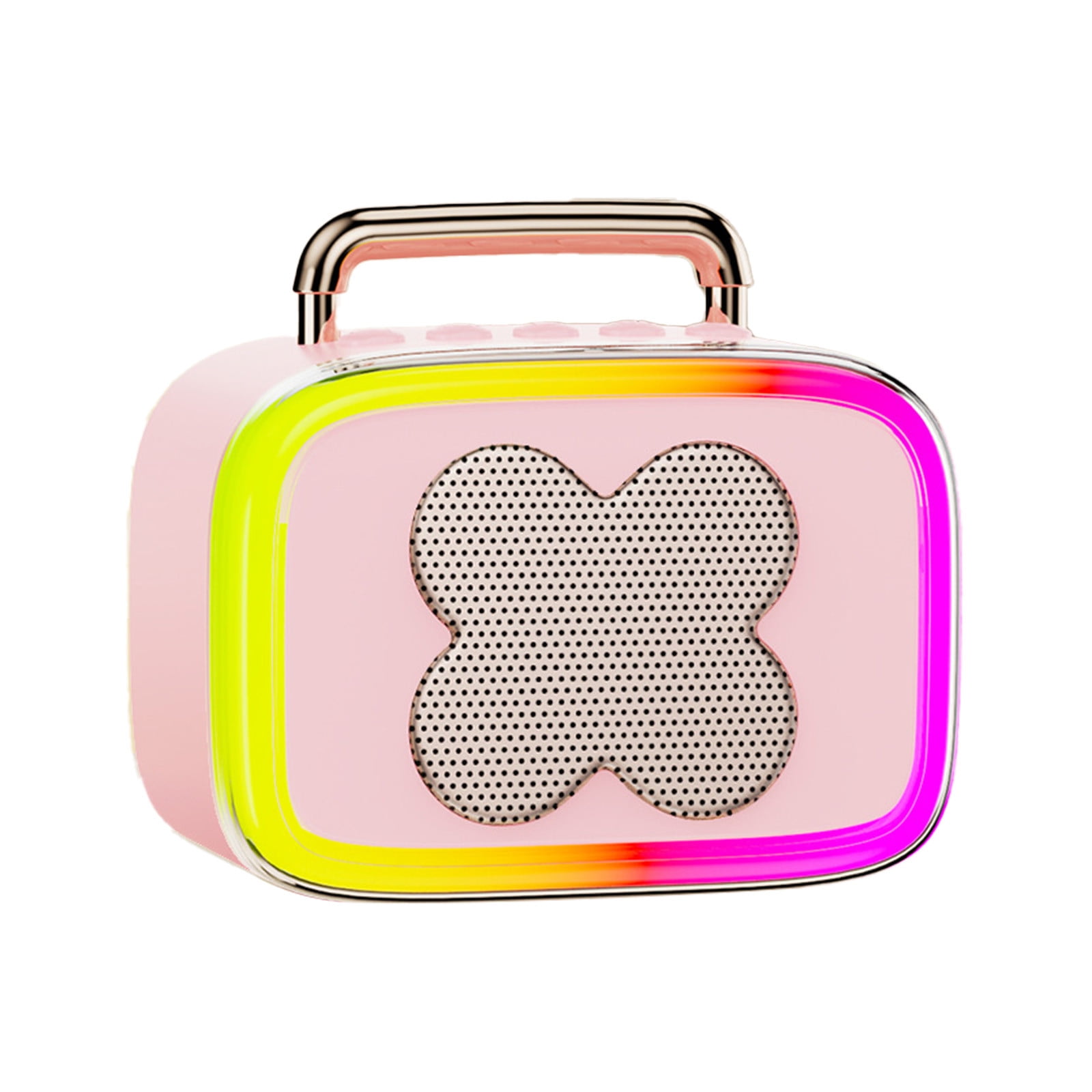 LACKUST RGB Color Changing Bluetooth Speaker 5.3 - Low Latency, Long ...