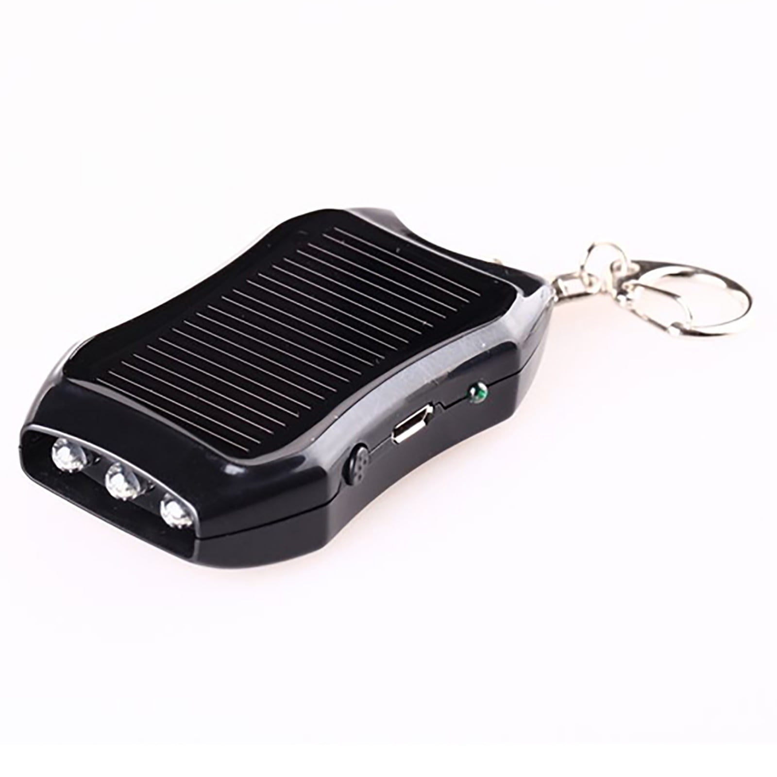 LACKUST Solar Powered Mini LED Flashlight Keychain,Clearance Keychains ...