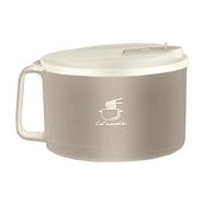 Hxlamzoo Instant Ramen Noodle Bowls with Lid and Handle, 304 Stainless ...