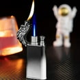 LACKUST Torch Lighter with Butane Included,Double Fire Metal Lighter ...