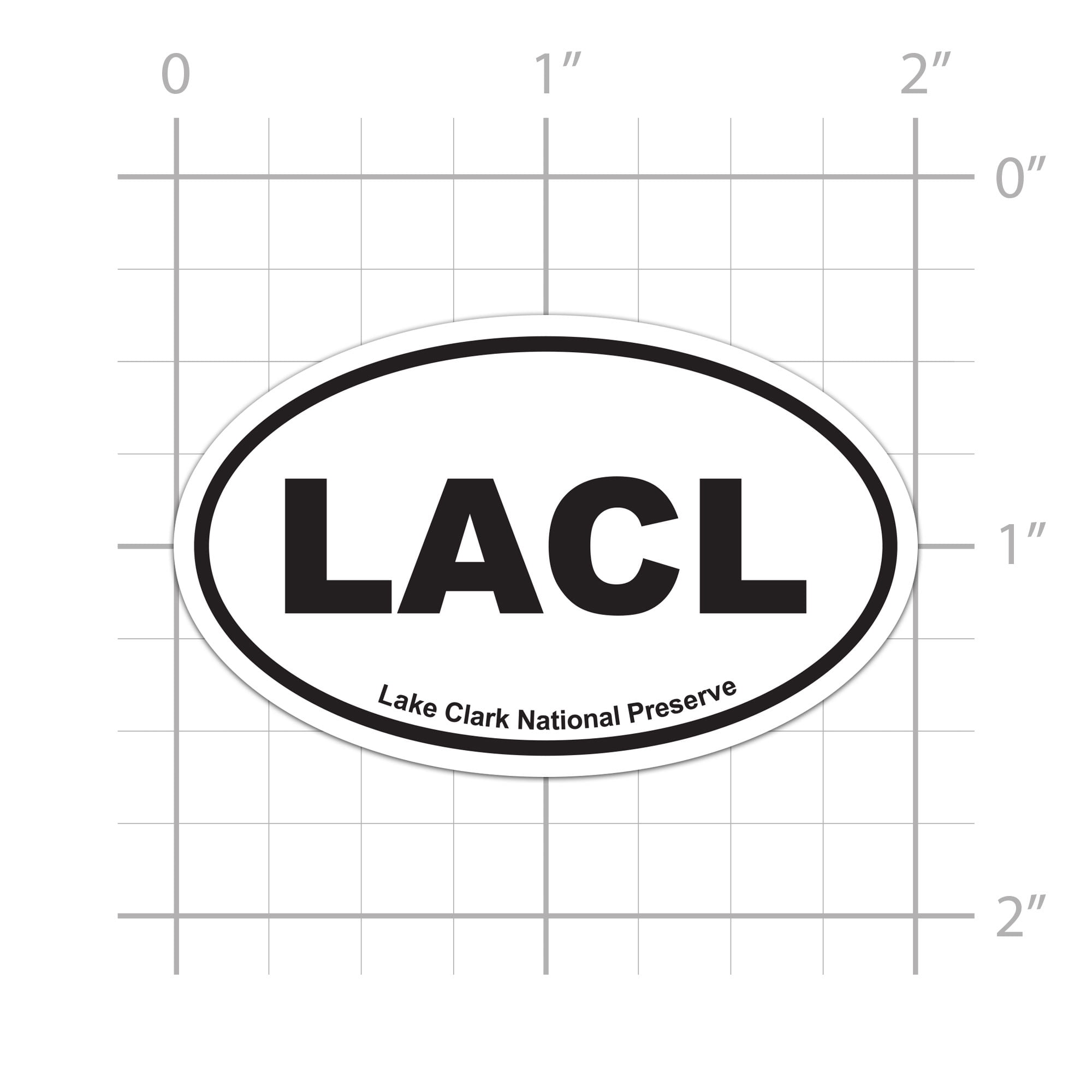 LACL Lake Clark National Preserve Sticker for water bottle phone ...