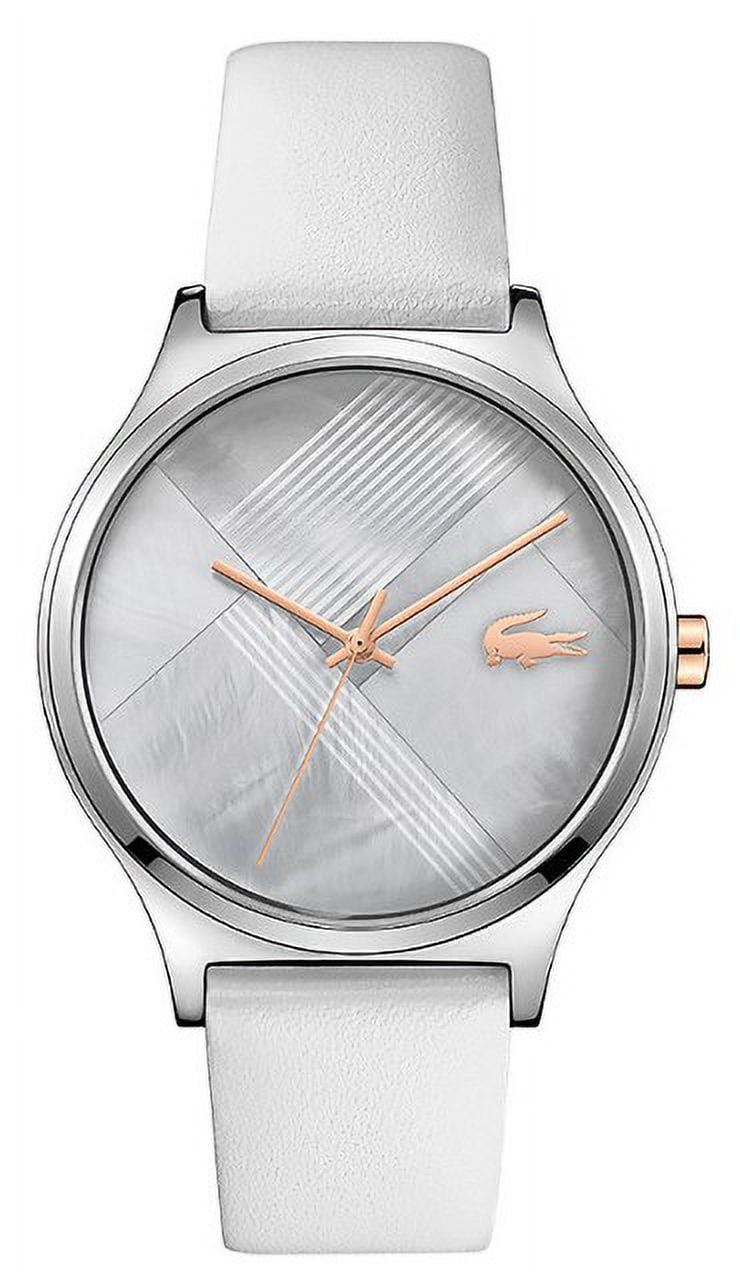 LACOSTE 2001146 NIKITA GREY DIAL GREY LEATHER BAND WOMENS WATCH ...