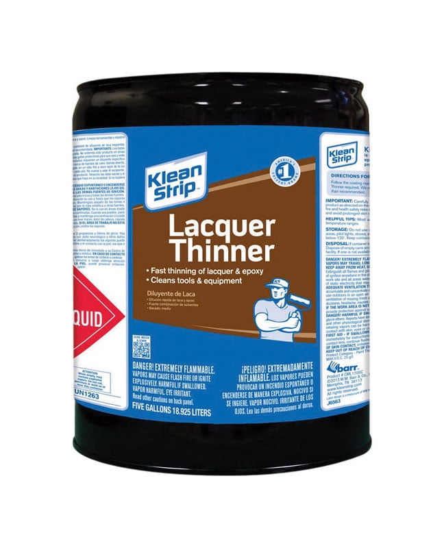 LACQUER THINNER 5GL CA - Walmart.com