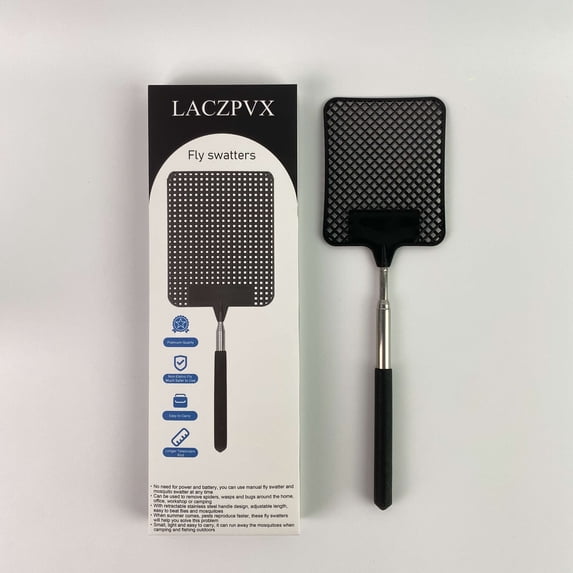 LACZPVX Fly swatters,Telescopic Fly Swatter, Retractable Extendable ...