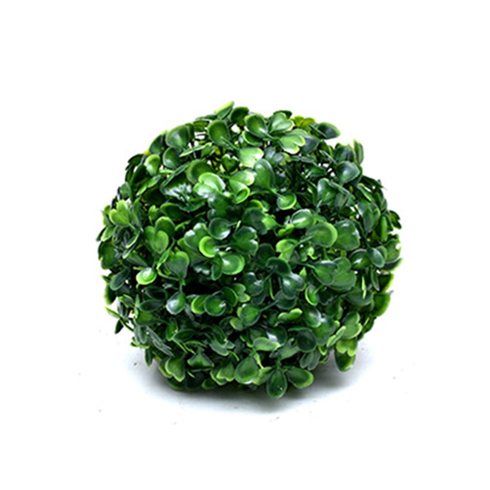 LADAEN Artificial Topiary Ball Eucalyptus Grass Ball Hanging Greenery ...