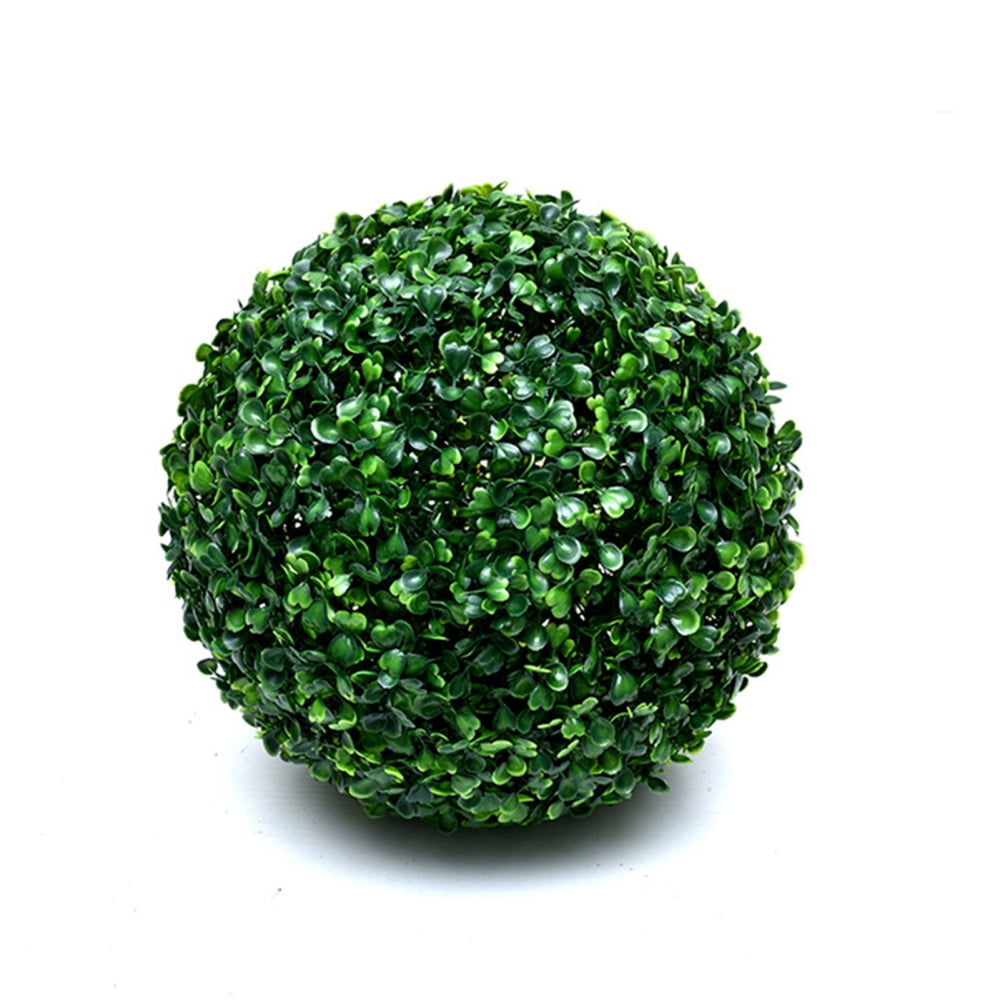 LADAEN Artificial Topiary Ball Eucalyptus Grass Ball Hanging Greenery ...