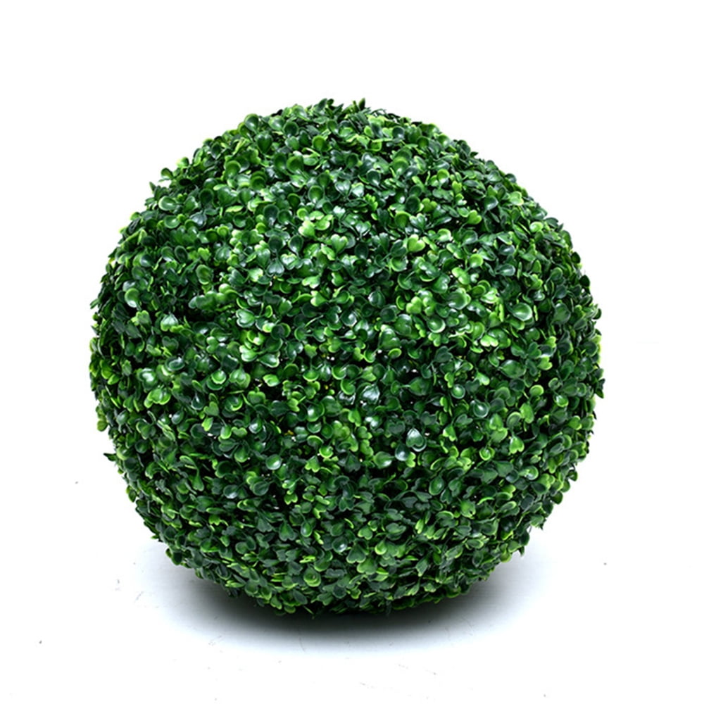LADAEN Artificial Topiary Ball Eucalyptus Grass Ball Hanging Greenery ...