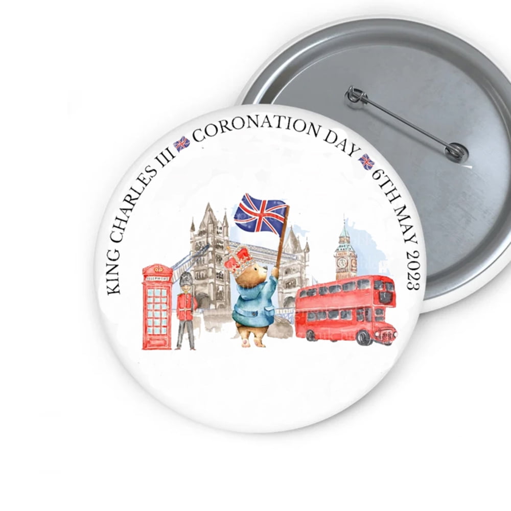 LADAEN British Charles Brooch Pin Color Retention Crystal Temperamental ...