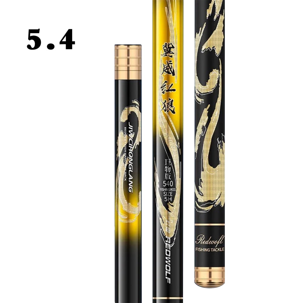 LADAEN Carbon Fishing Table Rods with Light and Rigid Rod Body for ...