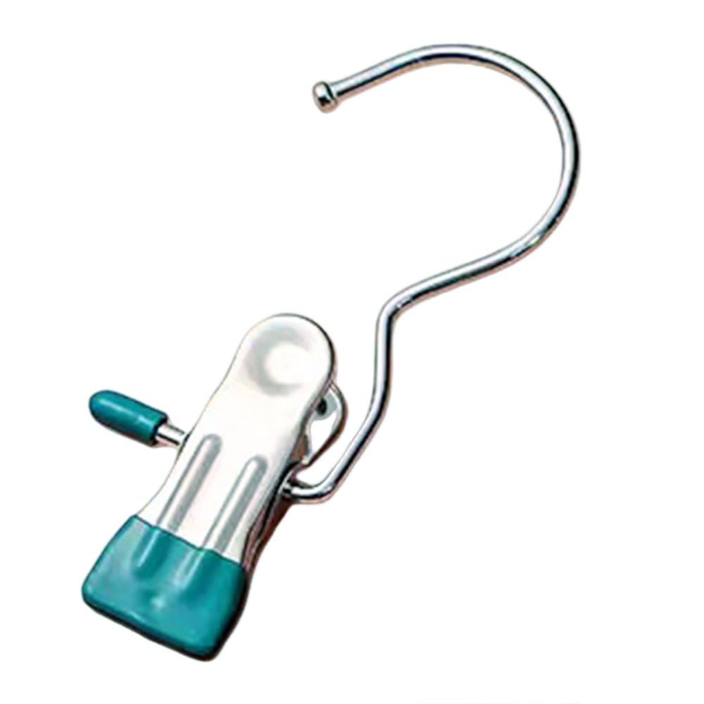 LADAEN Home Plastic Drying Clothes Pegs Stainless Steel Travel Hangers ...
